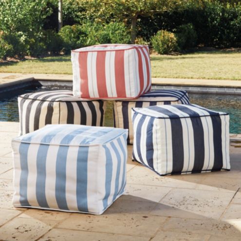 Outdoor Sunbrella Pouf