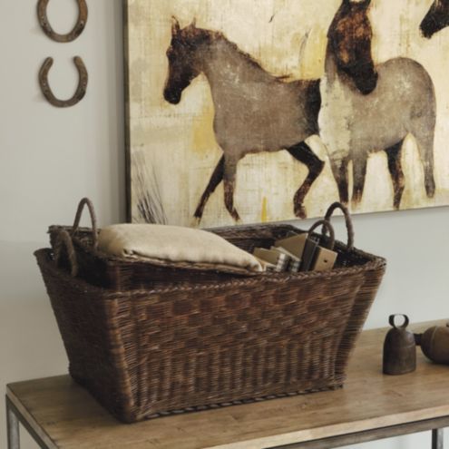 Set of 2 Margot Baskets with Handles | Ballard Designs