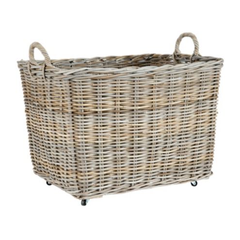 Set of 3 Wheeled Baskets | Ballard Designs