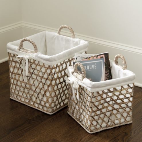 Sidney Square Nesting Baskets - Set of 2 | Ballard Designs