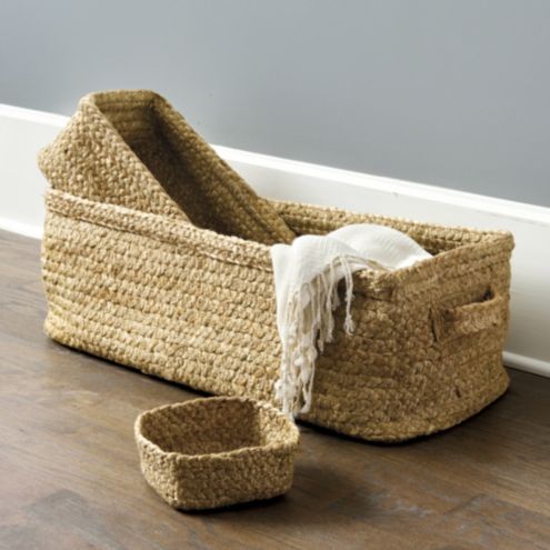 Braided Jute Baskets | Ballard Designs