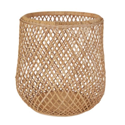 Gables Round Basket Decorative Woven Rattan