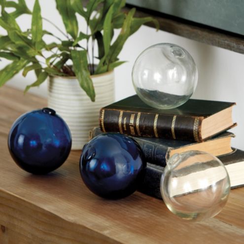 Decorative Glass Balls Set of 4