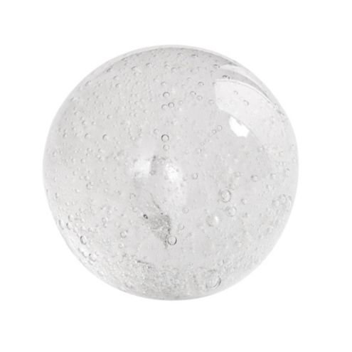 Glass Decorative Orb Sculpture