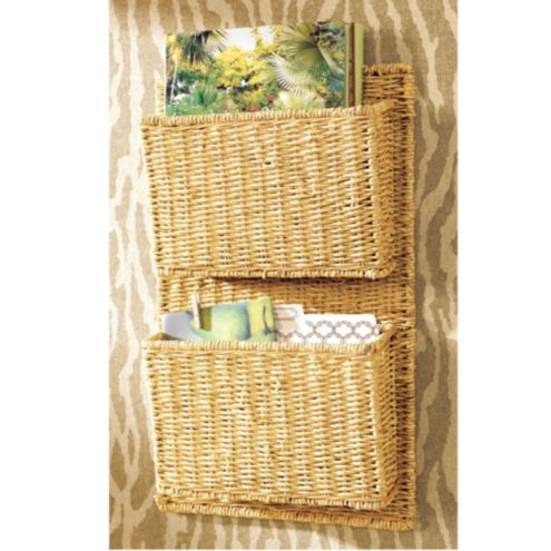 4-Pocket Woven Wall Pocket - Alternative to Traditional File Pocket - 4 ...