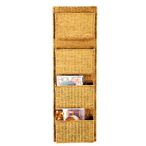 4-Pocket Woven Wall Pocket - Alternative to Traditional File Pocket - 4 ...
