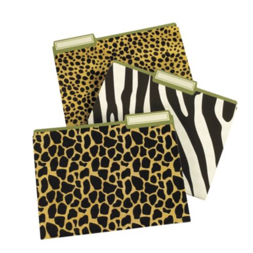 Animal Print File Folders - Any 3 Sets | Ballard Designs