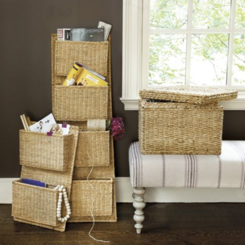 Woven File Box - Letter Size | Ballard Designs