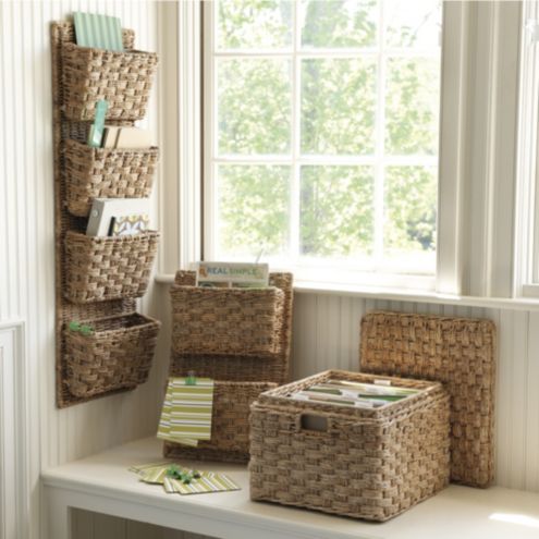 Teagan Wall Pocket Natural Two Pocket | Ballard Designs