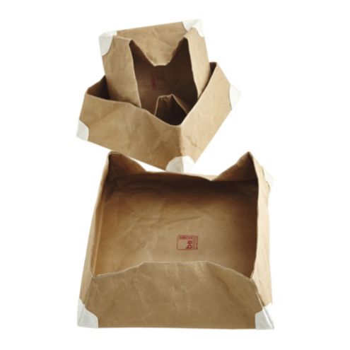 Greensly Kraft Paper Containers - Set of 3 | Ballard Designs