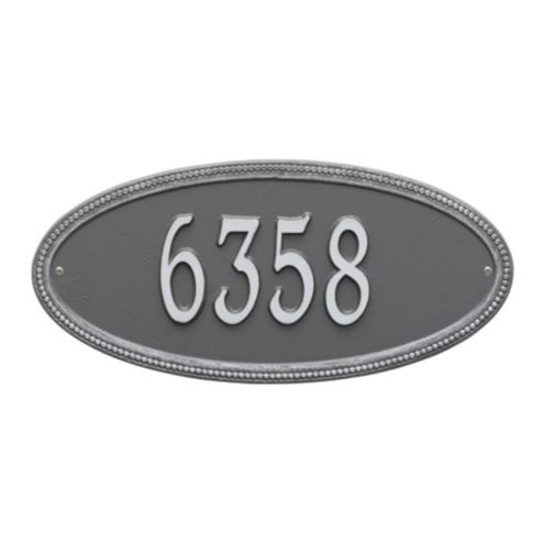 Beaded Oval Signs Wall One Line