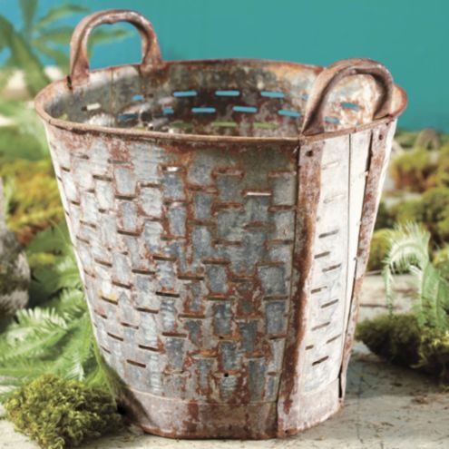 Found Olive Bucket | Home Accessories | Ballard Designs