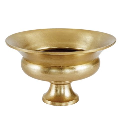 Ingrid Large Vase & Vintage Brass Finish for Tabletop Decor