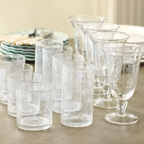 Set of 4 Emma Seeded Glassware | Ballard Designs