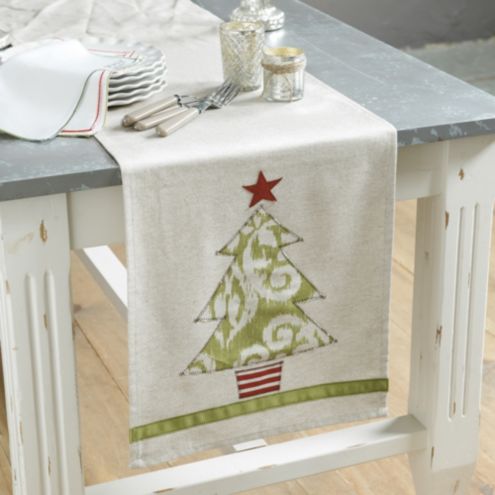 Holiday Appliqued Table Runner | Ballard Designs