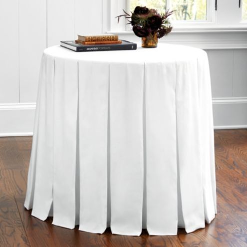 Wide Pleat Tablecloth