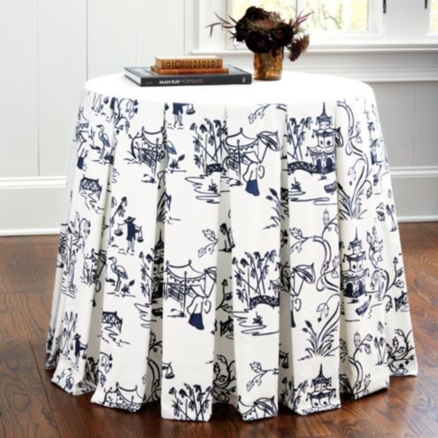 Wide Pleat Tablecloth
