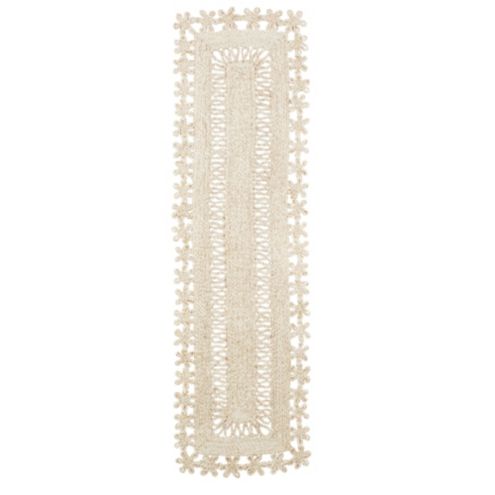 Tulum Scalloped Woven Table Runner