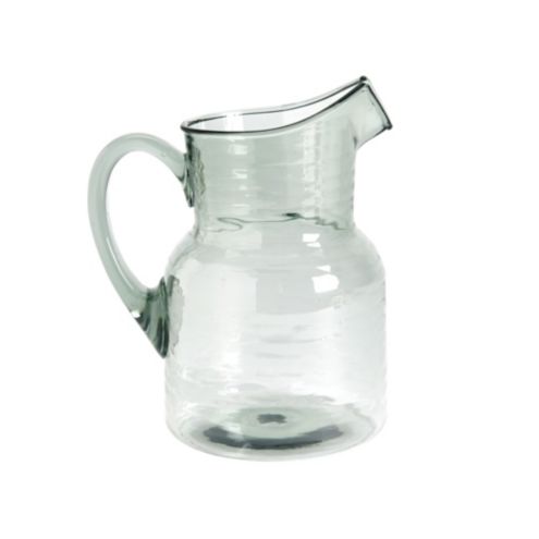 San Lorenzo Outdoor Pitcher & Shatterproof Acrylic with Sea Glass Look