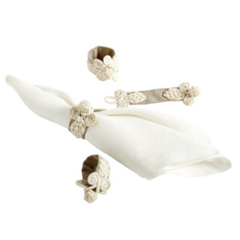 Frog Knot Napkin Rings - Set of 4 | Ballard Designs