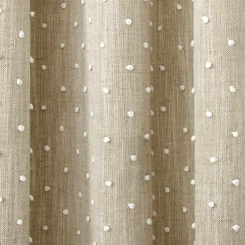 French Knot Drapery Panel & Blackout Lining with Hand Finished Stitch ...