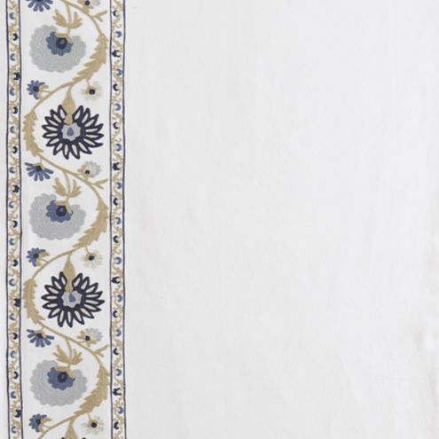 Varenna Crewel Suzani Border Drapery Panels - Set of 2 | Ballard Designs