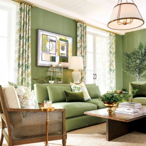 Glenna Toile Drapery Rod Pocket Cotton Chinoiserie Curtain Panel