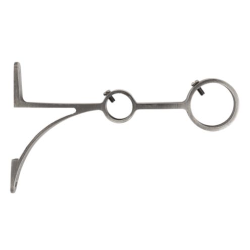 Closed Double Bracket Set for Drapery Rods with 6 Finish Options & Dual ...