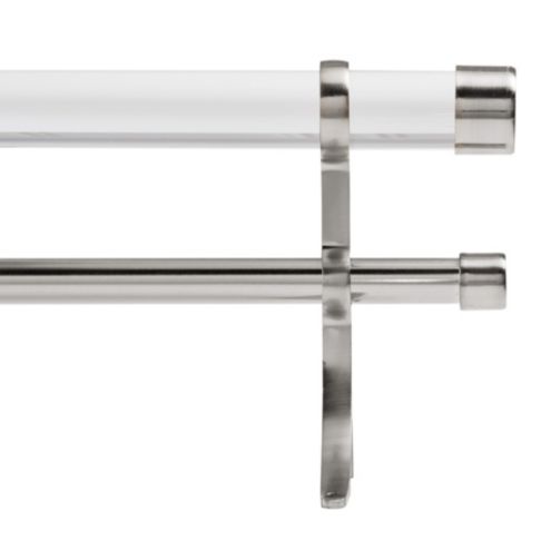 Acrylic Double Rod Hardware Set | Ballard Designs