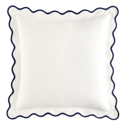 Scalloped Outdoor Pillow Cover - Select Colors | Ballard Designs