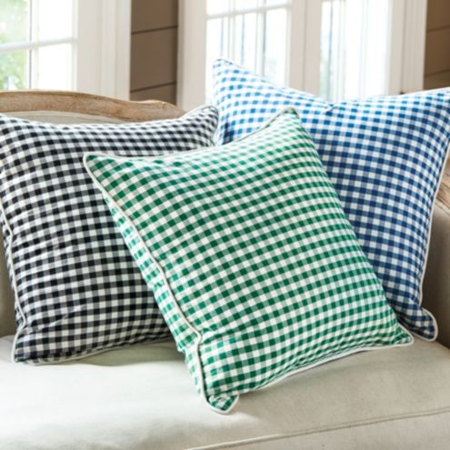 Ellery Gingham Pillow | Ballard Designs