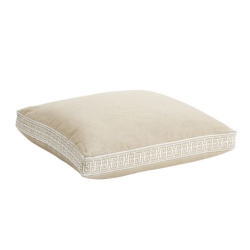 Box Edge Embroidered Pillow