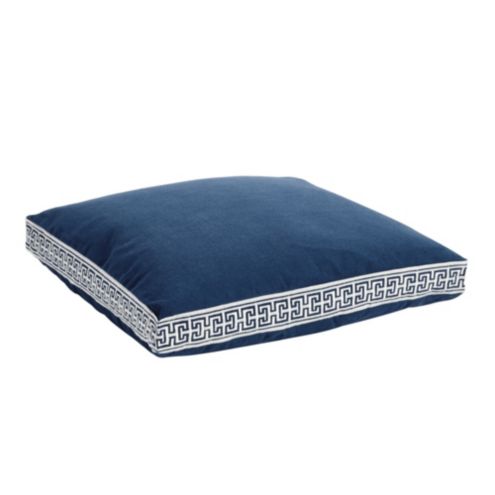 Box Edge Embroidered Pillow