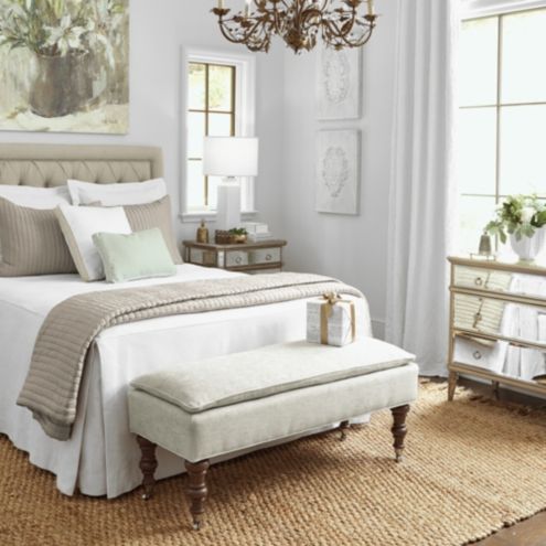 Box Edge Embroidered Pillow