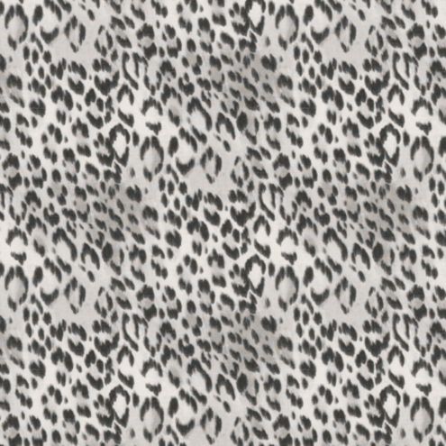Cheetah Gray Fabric By The Yard | Ballard Designs