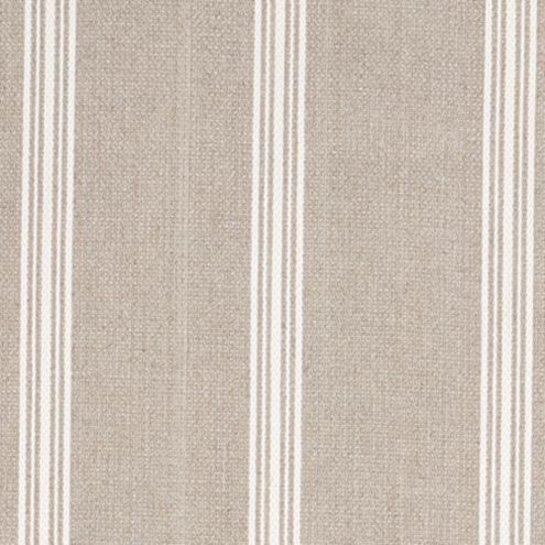 Denby Flax Stripe Linen Cotton Blend Fabric by the Yard with Machine ...