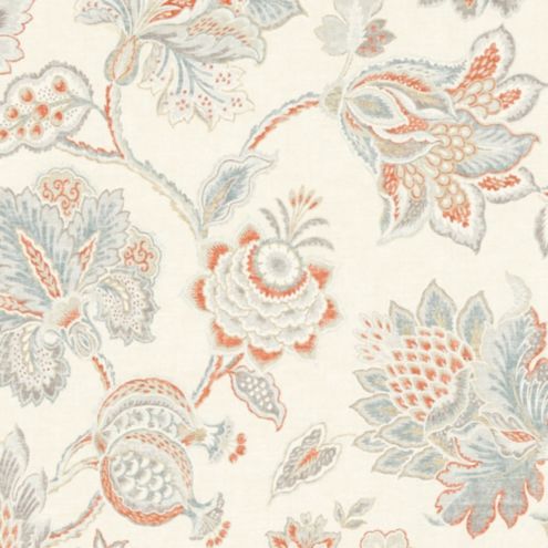 Shay Cream Cotton Floral Fabric