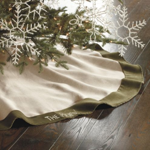 Suzanne Kasler Linen Tree Skirt | Ballard Designs