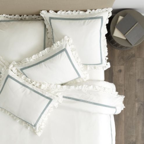 Leura Ruffled Flange Bedding | Ballard Designs