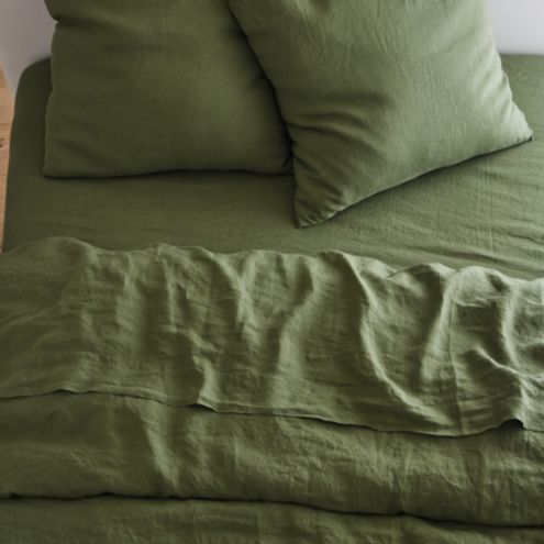 Belissima Flax Linen Solid Duvet Cover Best Luxury Bedding