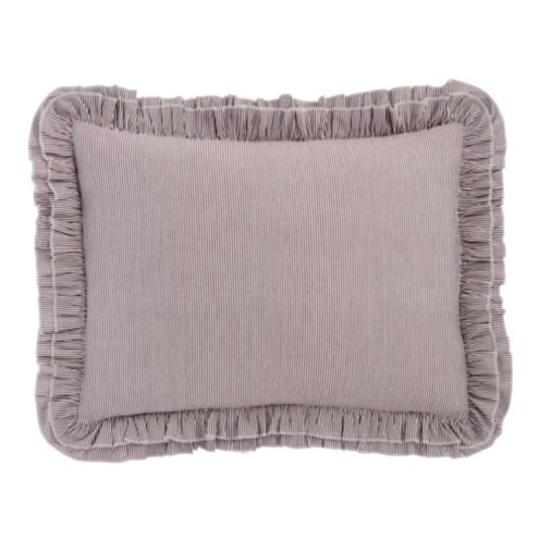 Effie Ruffled Sham with Cotton Percale & Layered Flange