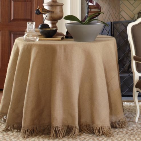 Fringed Tablecloth | Ballard Designs