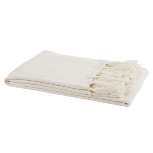 Washed Linen Throw - Soft White | Ballard Designs