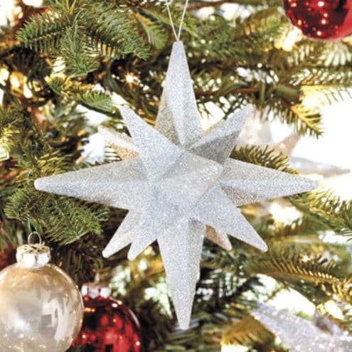 Suzanne Kasler Glittered Star Ornament | Ballard Designs
