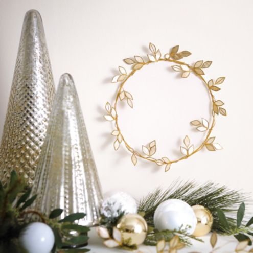 Lit Mercury Glass Trees with LED Lights & Handmade Antique Finish