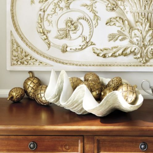 Gilt Pinecones - Set of 2 | Ballard Designs