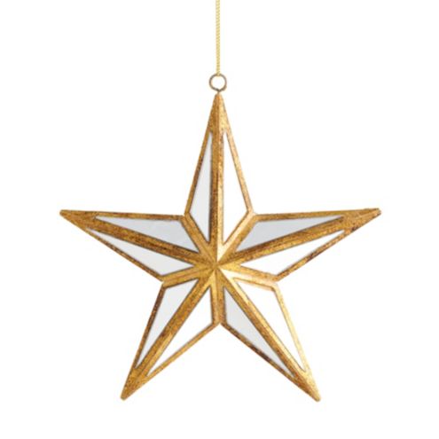 Mirrored Star Christmas Ornaments