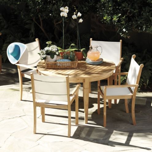 Madison Poolside 5-Piece Round Dining Set | Ballard Designs