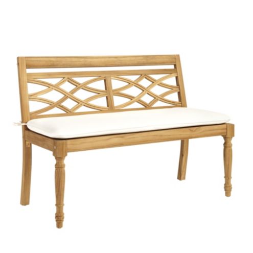 Ceylon Teak Banquette Armless Bench | Ballard Designs