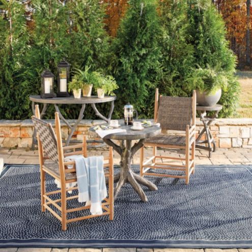 Connelly Outdoor Furniture Teak & Metal Bench with Cushion